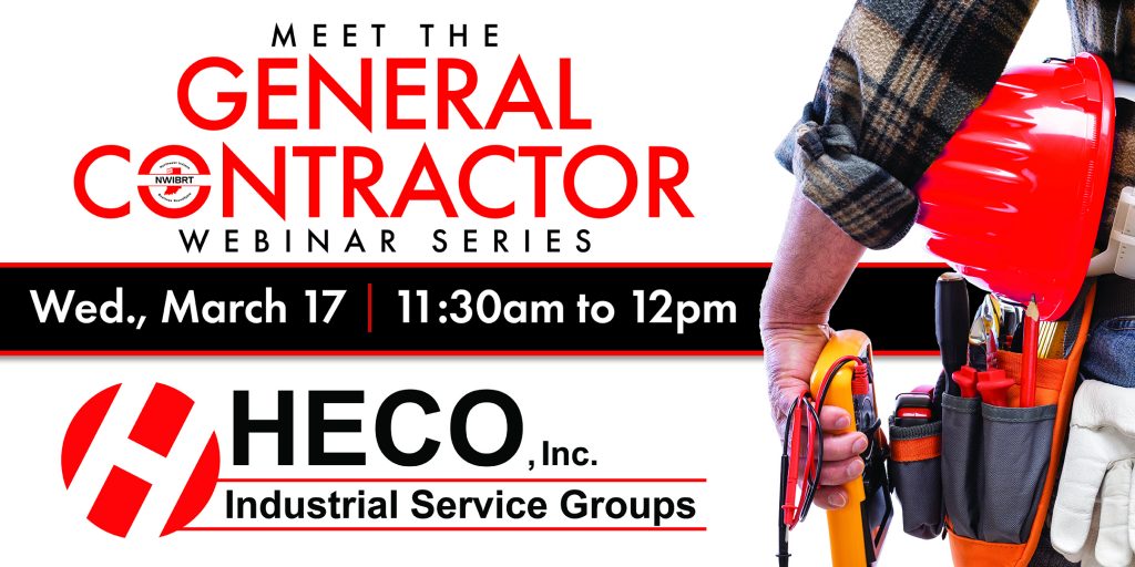Meet the General Contractor Webinar Series - HECO Inc. - NWIBRT